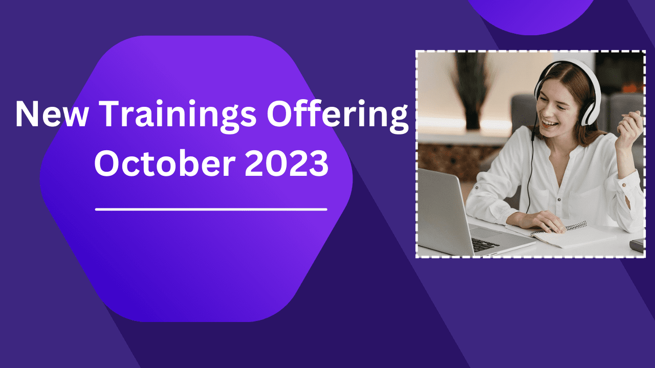 New Trainings Offering – October 2023 - Big Data Trunk New Trainings ...